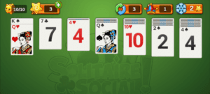 Big Cards in Solitaire Social - play with large print cards for free online