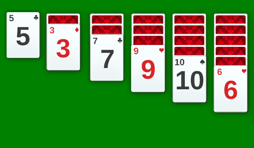 Big Cards in Solitaire Social - play with large print cards for free online