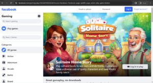 Facebook Solitaire Game Types. FB Solitaire Examples
