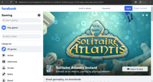 Facebook Solitaire Game Types. FB Solitaire Examples