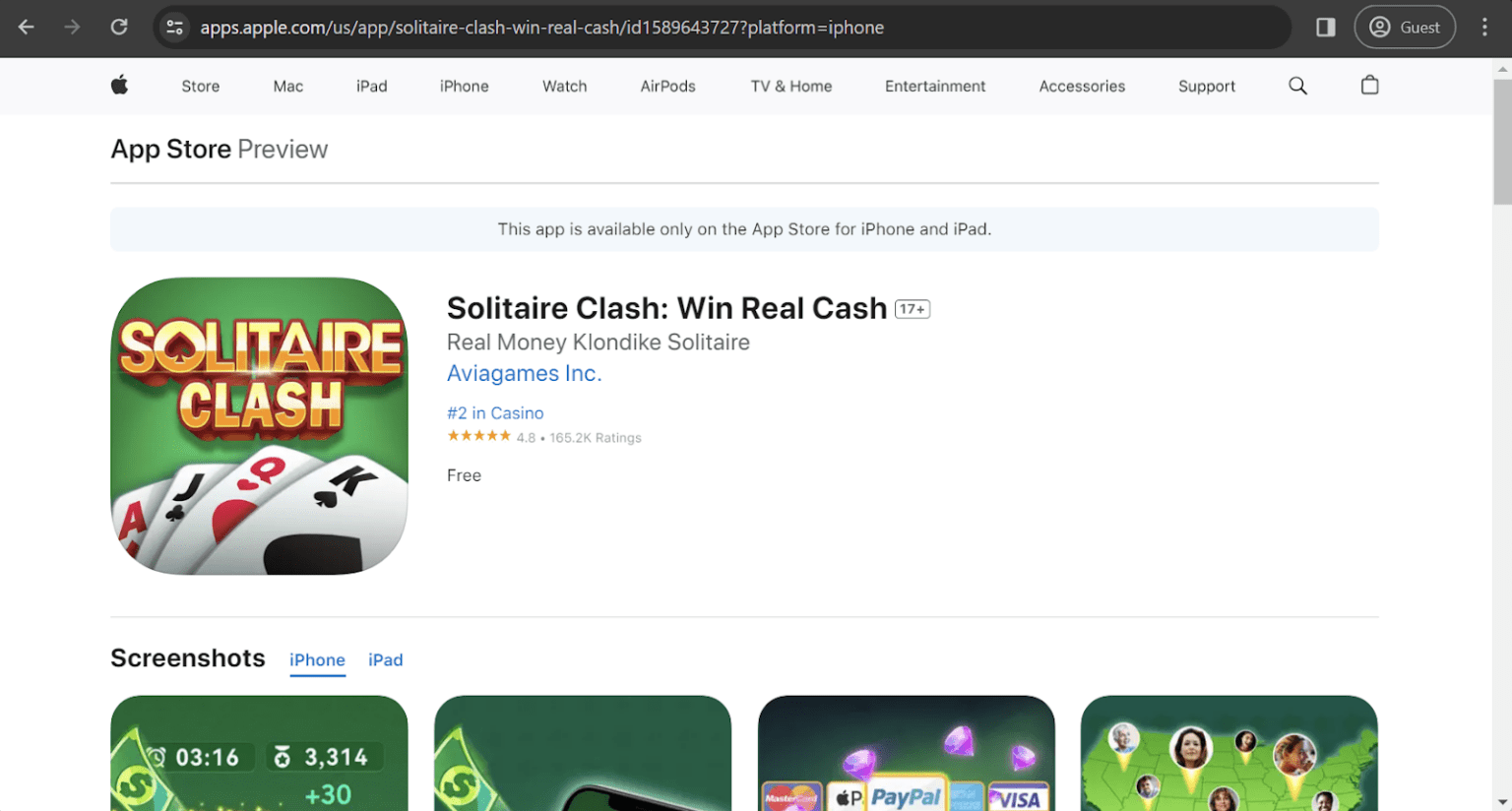 Solitaire for money & cash. Get paid to play solitaire with these apps