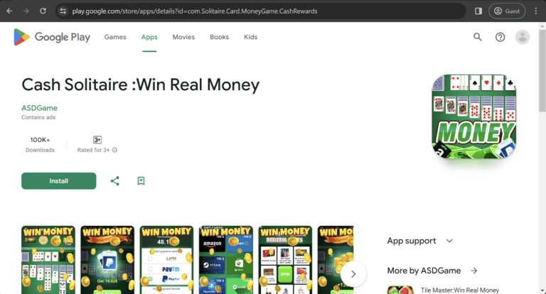 Solitaire for money & cash. Get paid to play solitaire with these apps